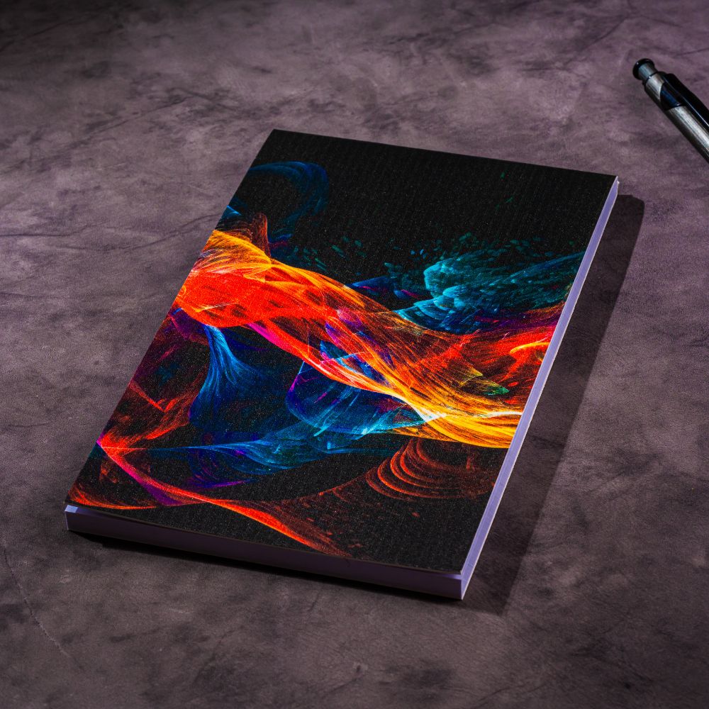 Agenda Punto Full print x Negru | UNIKA