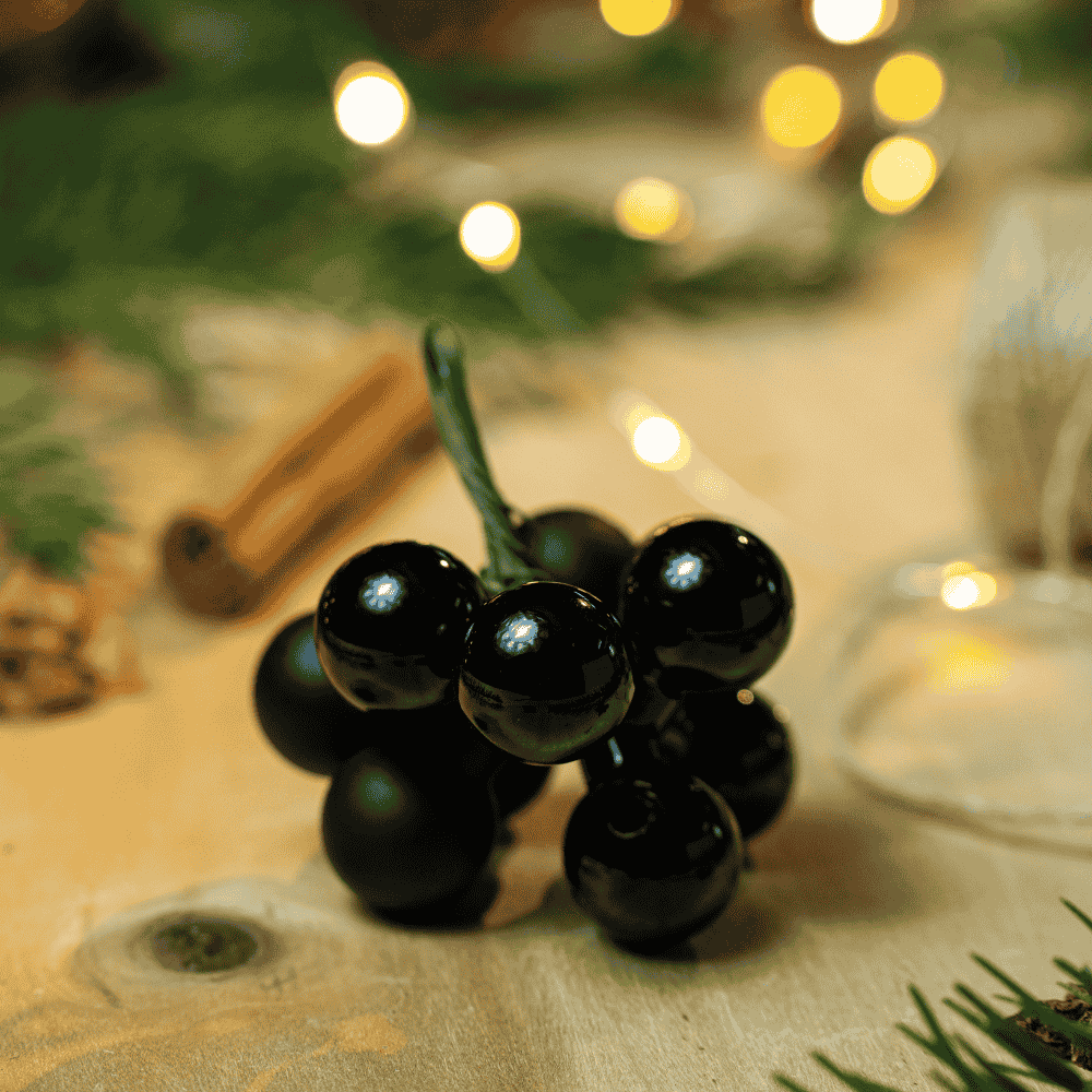 Glob din sticla, negru Negru | UNIKA